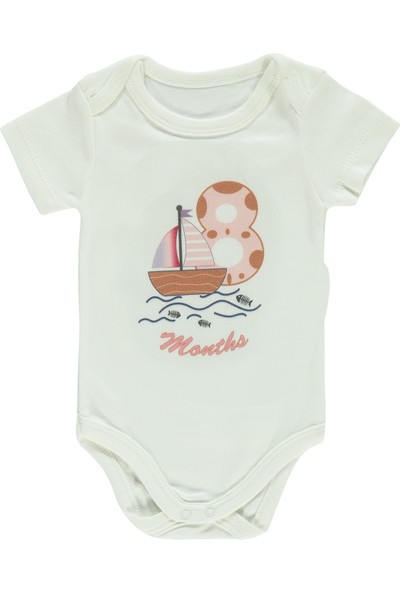 Civil Baby Bebek Çıtçıtlı Badi 8 Ay Pembe