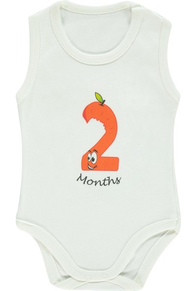Civil Baby Bebek Çıtçıtlı Badi 2 Ay Ekru