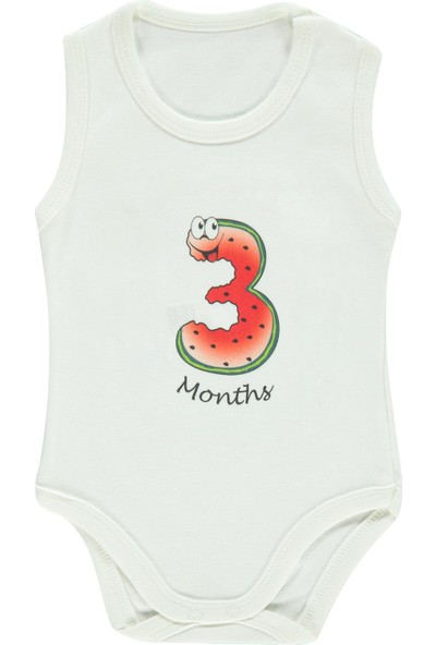 Civil Baby Bebek Çıtçıtlı Badi 3 Ay Ekru