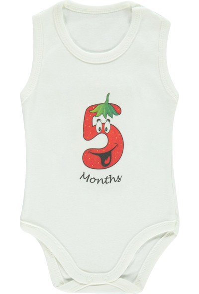 Civil Baby Bebek Çıtçıtlı Badi 5 Ay Ekru