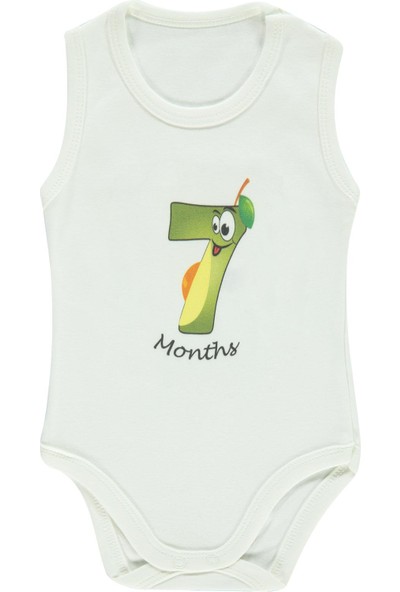 Civil Baby Bebek Çıtçıtlı Badi 7 Ay Ekru