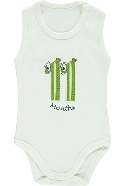 Civil Baby Bebek Çıtçıtlı Badi 11 Ay Ekru