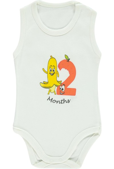 Civil Baby Bebek Çıtçıtlı Badi 12 Ay Ekru