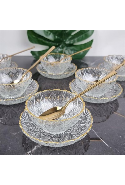 Kig Glassware 12 Parça Çerez Takımı Kig Glassware 12 Parça Çerez Takımı