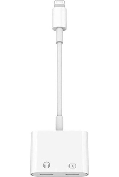 Hiqonic Apple iPhone 2 In1 Lightning Şarj ve Kulaklık Dönüştürücü