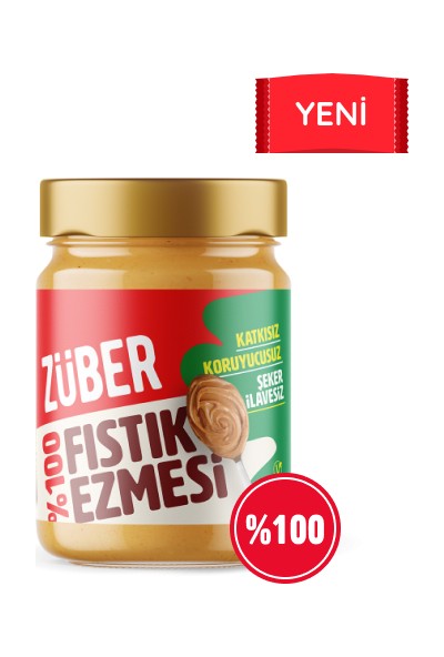 Züber %100 Fıstık Ezmesi 315 gr