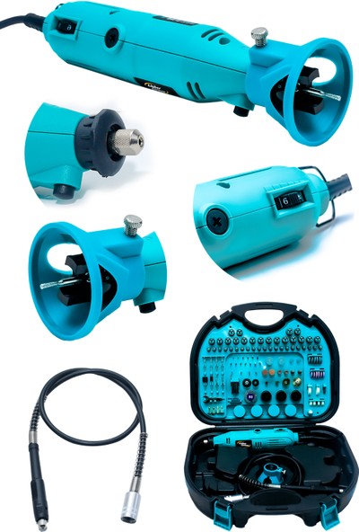 Lieber German Teknoloji 252 Parça 400 Watt 60.000 Rpm 6 Kademe Devir Ayarlı Hobi Gravür Seti Mini Taşlama Lieber German Teknoloji 252 Parça 400 Watt 60.000 Rpm 6 Kademe Devir Ayarlı Hobi Gravür Seti Mini Taşlama