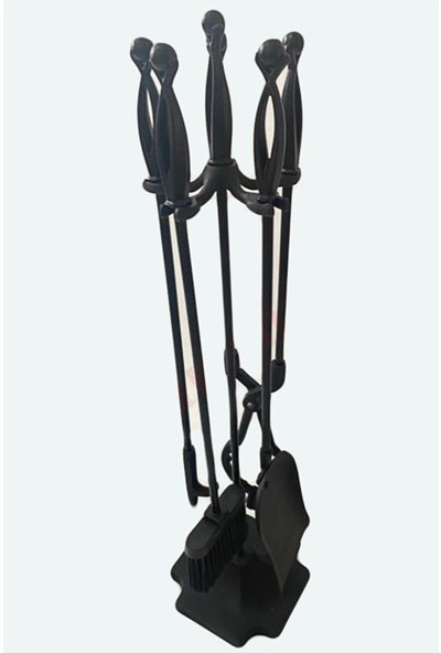 Sandıktan Al Yeni Model Dörtlü Şömine Soba Siyah Maşa Takımı Sandıktan Al Yeni Model Dörtlü Şömine Soba Siyah Maşa Takımı