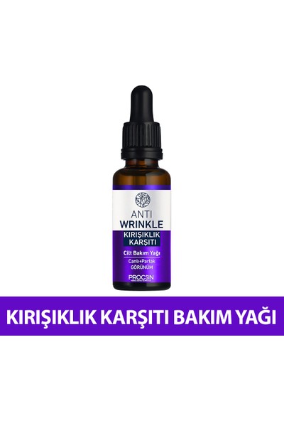 PROCSIN Kırışıklık Karşıtı Cilt Bakım Yağı 20 ML