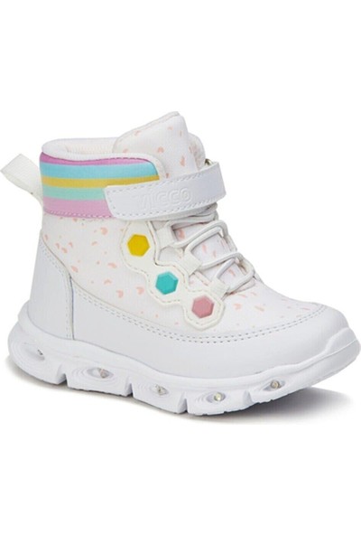 Vicco Patik Işıklı Phylon Bot Beyaz Vicco Patik Işıklı Phylon Bot Beyaz