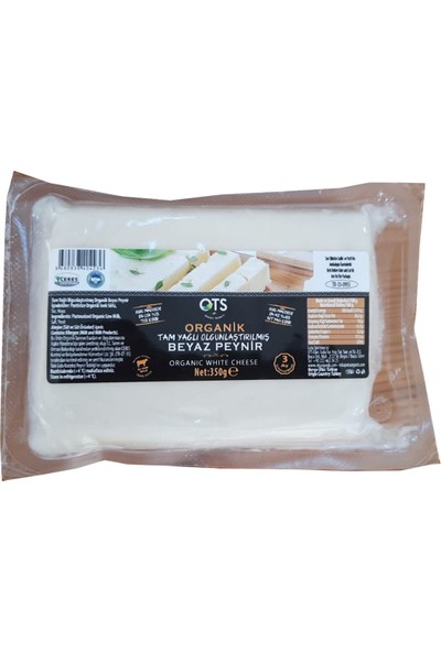 OTS Organik Tam Yağlı Olgunlaştırılmış Beyaz Peynir 350 gr