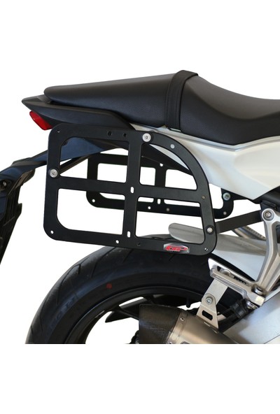 Gp Kompozit Honda Cb 650 F 2014-2020 Uyumlu Yan Çanta Demiri Siyah