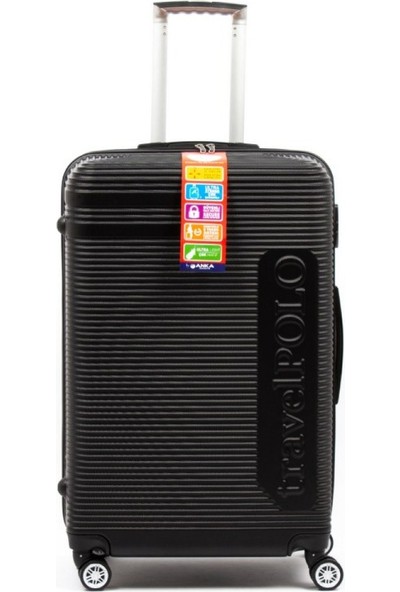 Travel POLO Unisex Valiz A1011 Travel Polo 55 cm Siyah