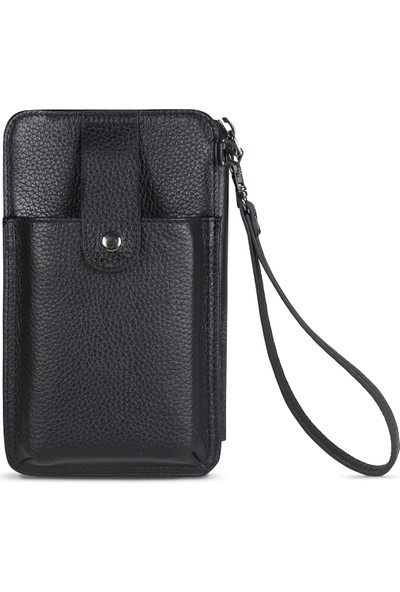 Otto Angelino - Ottana Deri Çanta - Siyah