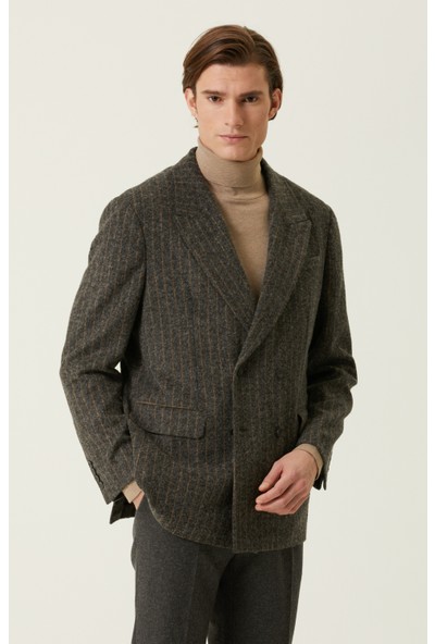 Network Slim Fit Antrasit Ceket