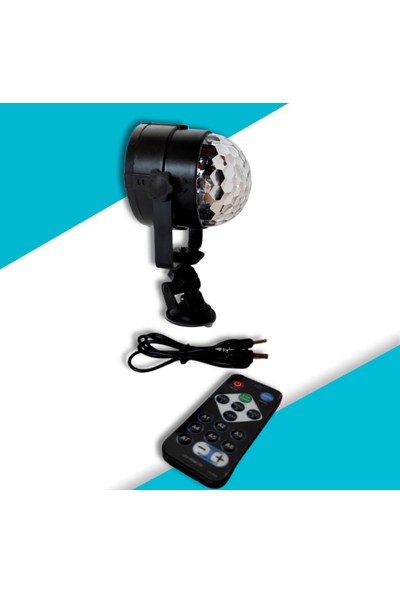 EKT Büyük Boy Uzaktan Kumandalı Sese Duyarlı Disko Topu EKT Büyük Boy Uzaktan Kumandalı Sese Duyarlı Disko Topu