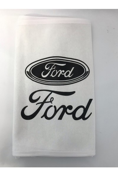 EKT Oto Göğüs Torpido Havlusu Ford (Kırmızı-Beyaz)