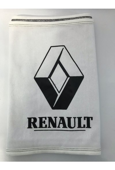 EKT Oto Göğüs Torpido Havlusu Renault (Kırmızı-Beyaz)
