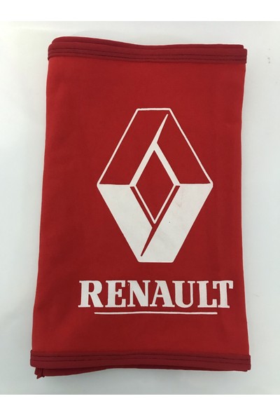 EKT Oto Göğüs Torpido Havlusu Renault (Kırmızı-Beyaz)