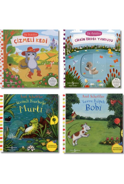 Hareketli Kitap Seti - 4 (4 Kıtap) (1-4 Yaş)