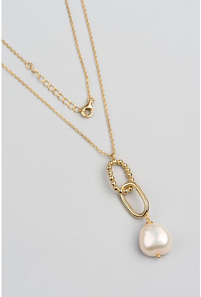So CHIC 18 Ayar Sarı Altın Kaplama 45 cm Gümüş Pearlshine Inci Kolye So CHIC 18 Ayar Sarı Altın Kaplama 45 cm Gümüş Pearlshine Inci Kolye