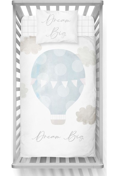 Tuğba Kuğu Pamuk Saten Bebek Nevresim Takımı - Pure Baby