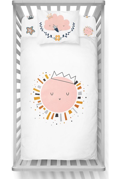 Tuğba Kuğu Pamuk Saten Bebek Nevresim Takımı - Pure Baby Tuğba Kuğu Pamuk Saten Bebek Nevresim Takımı - Pure Baby