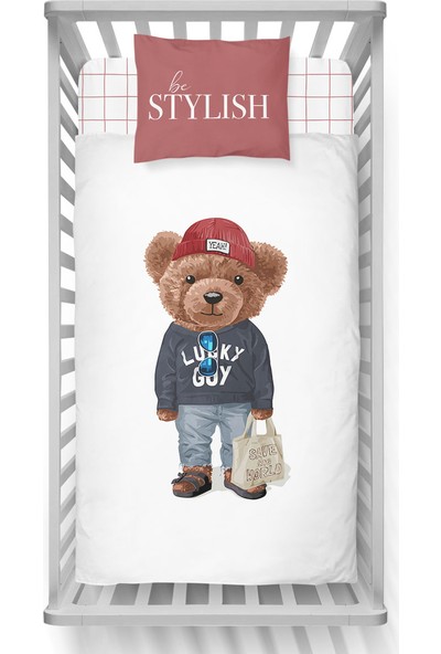 Tuğba Kuğu Pamuk Saten Bebek Nevresim Takımı - Pure Baby Tuğba Kuğu Pamuk Saten Bebek Nevresim Takımı - Pure Baby