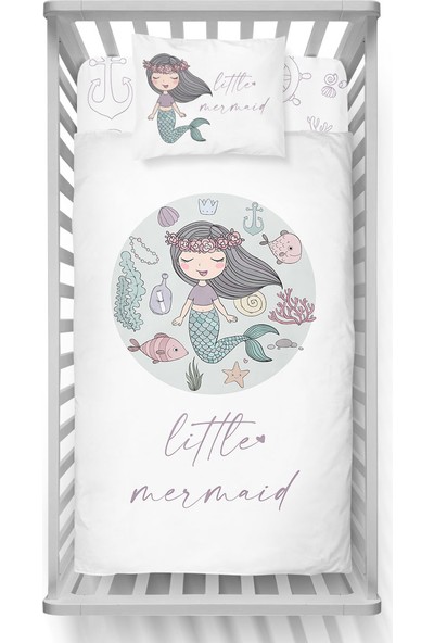 Tuğba Kuğu Pamuk Saten Bebek Nevresim Takımı - Pure Baby Tuğba Kuğu Pamuk Saten Bebek Nevresim Takımı - Pure Baby