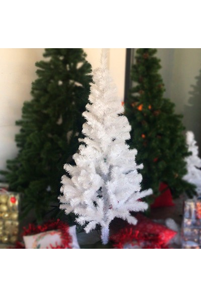 Parti Station Beyaz Yılbaşı Çam Ağacı 150 cm