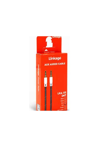 Linkage 3.5mm Jack Aux Ses Kablosu Mini Kutu 1.5mt Kablo Lka-03 Linkage 3.5mm Jack Aux Ses Kablosu Mini Kutu 1.5mt Kablo Lka-03