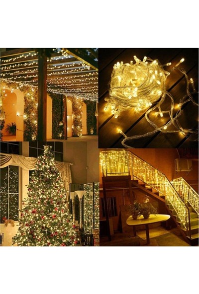 Top Rock Store LED Yılbaşı Ağacı Işığı 10 Metre Kumandalı