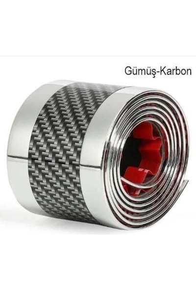 Ramdet Araba Kapı Bagaj Tampon Eşiği Koruyucu Dekor Bantı 1m - 3cm Gümüş Ramdet Araba Kapı Bagaj Tampon Eşiği Koruyucu Dekor Bantı 1m - 3cm Gümüş