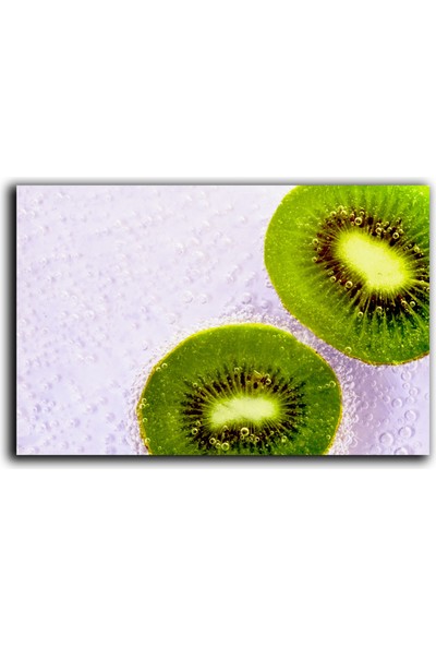 Arazomi Kivi Dekoratif Cam Tablo 30 x 45 cm