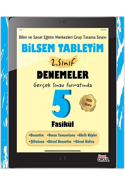 Hayat Okul Kitaplar Bilsem Tabletim 2. Sınıf Denemeler 5 Fasikül Hayat Okul Kitaplar Bilsem Tabletim 2. Sınıf Denemeler 5 Fasikül