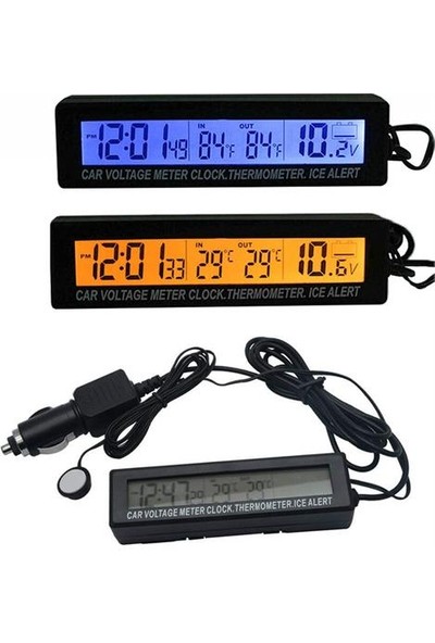 Modacar Saat Termometre Voltaj Don Sinyal Göstergesi Modacar Saat Termometre Voltaj Don Sinyal Göstergesi