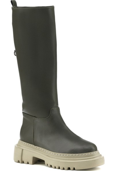 İnci Zeyn.z 1pr Haki Kadın Çizme