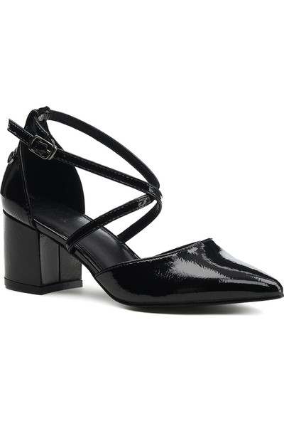İnci Krıssa.z 1pr Siyah Kadın Gova Ayakkabı