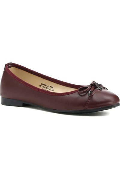 İnci Lıly.z 1pr Bordo Kadın Babet