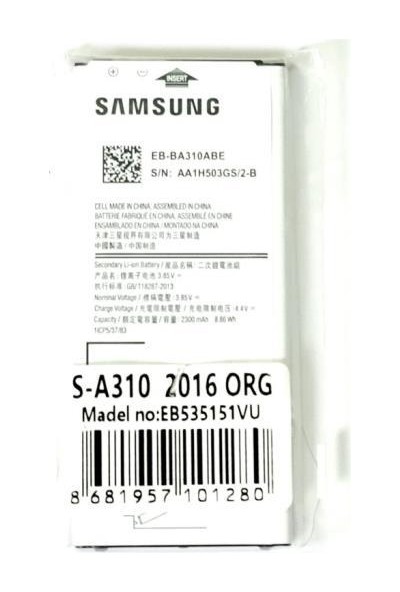 Tokgöz Samsung Galaxy A3 2016 (A310) Batarya Pil Tokgöz Samsung Galaxy A3 2016 (A310) Batarya Pil