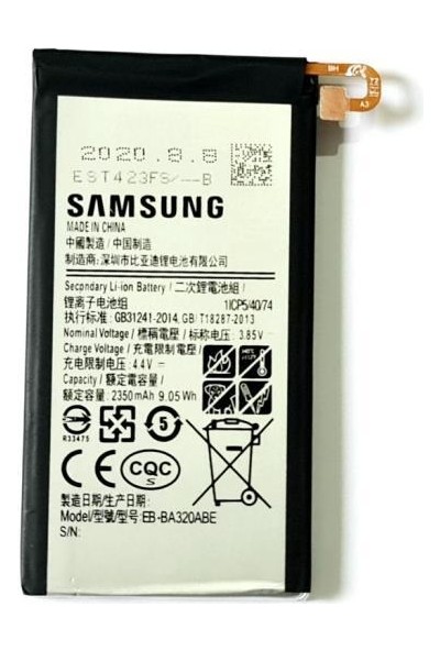 Tokgöz Samsung Galaxy A3 2017 (A320) Batarya Pil Tokgöz Samsung Galaxy A3 2017 (A320) Batarya Pil
