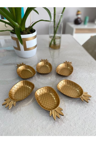 Home Future 6 Adet Ananas Çerezlik Tabak Kase 6 Lı Çerez Kahvaltı Kasesi Home Future 6 Adet Ananas Çerezlik Tabak Kase 6 Lı Çerez Kahvaltı Kasesi
