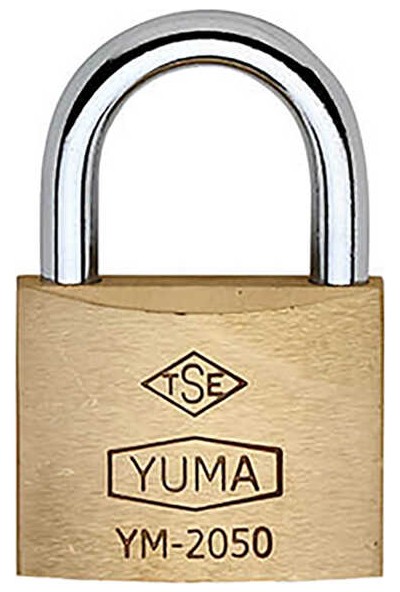 Yuma 50MM Pirinç Asma Kilit Yuma 50MM Pirinç Asma Kilit