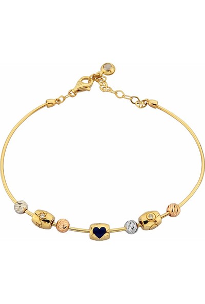 Goldium Altın Dorika Toplu Bilezik