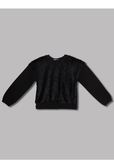 Little Star Kız Çocuk Tüylü Sweatshirt