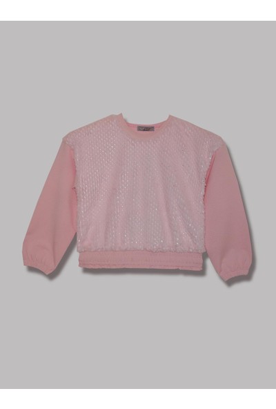 Little Star Kız Çocuk Tüylü Sweatshirt