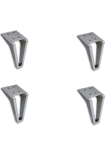 Tam Aksesuar - Inox Mobilya Ayak 15 cm Krom 4 Adet Tam Aksesuar - Inox Mobilya Ayak 15 cm Krom 4 Adet