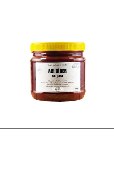 Gurmezza Ev Yapımı Acı Biber Salçası
