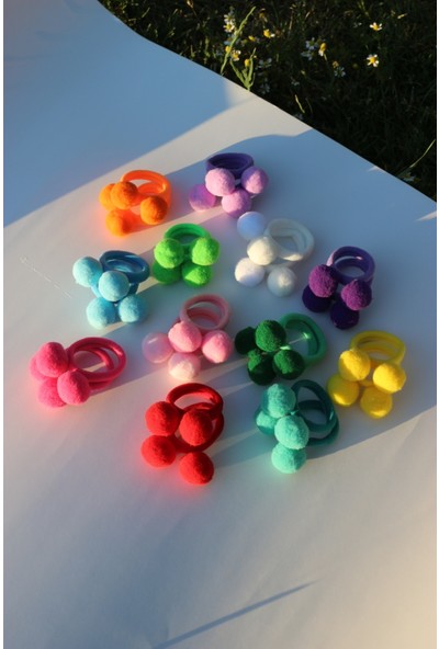 Alyeska Ponponlu Lastik Toka Seti 20 Adet Alyeska Ponponlu Lastik Toka Seti 20 Adet