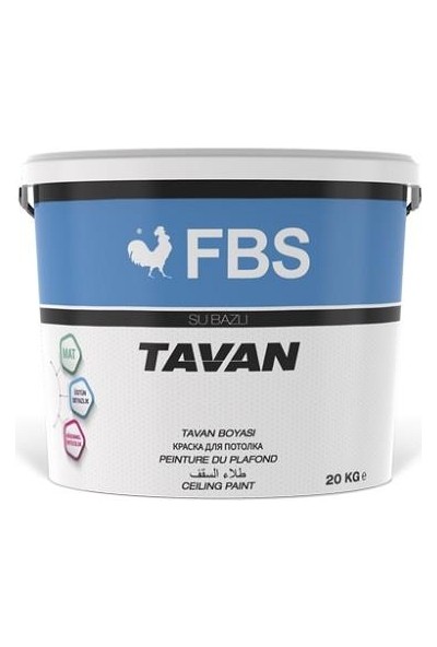 Fbs Tavan Boyası 10 kg Beyaz